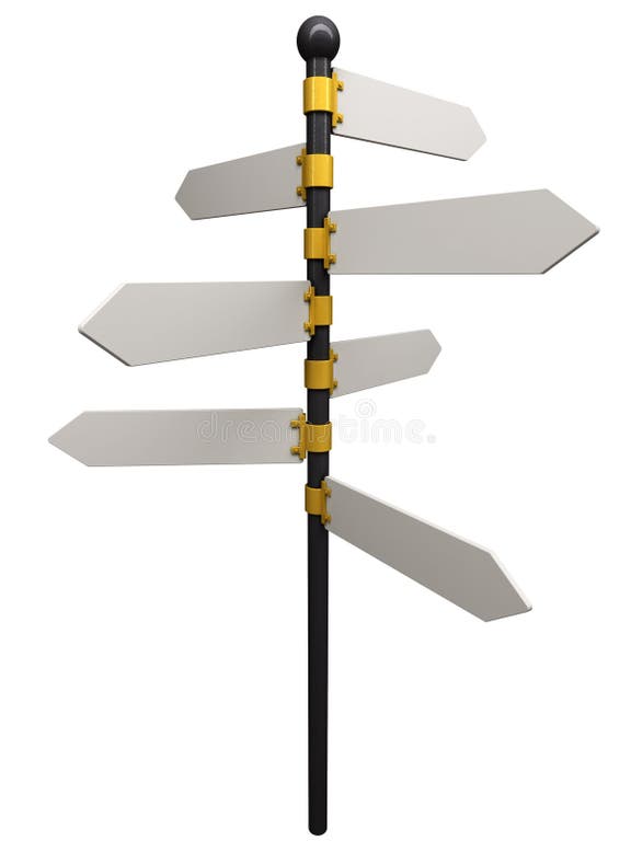 Signpost. stock illustration. Illustration of communication - 7392537