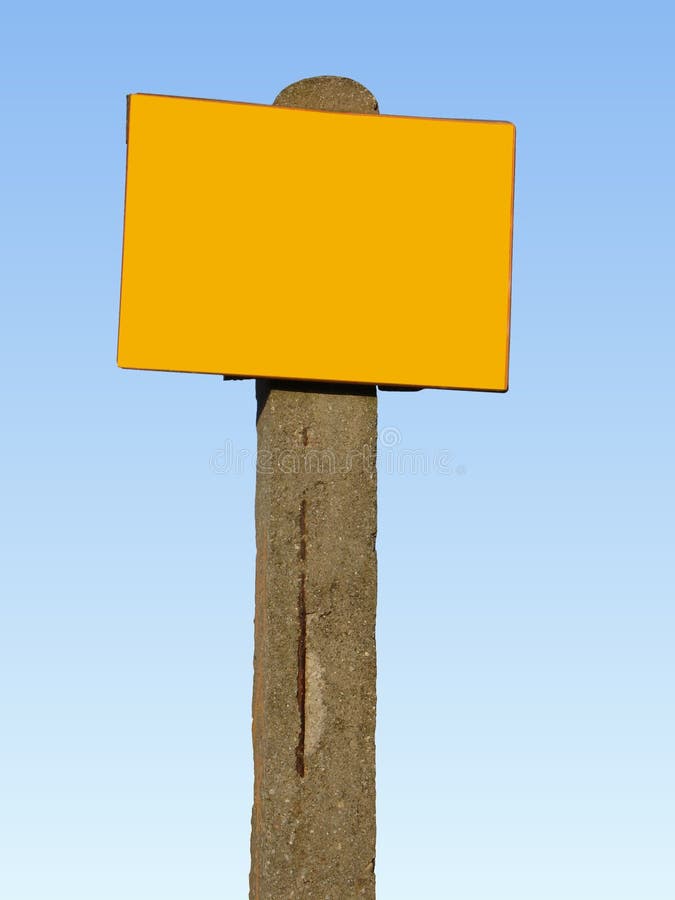 Signpost - Apronte Para Preencher Imagem de Stock - Imagem de baliza ...