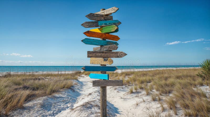 Multiple Directions Signs Stock Illustrations – 154 Multiple Directions ...