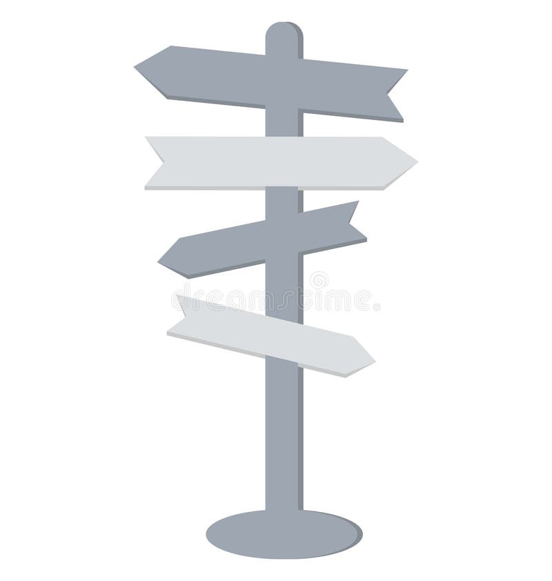 Roadpost Sign Stock Illustrations – 97 Roadpost Sign Stock ...