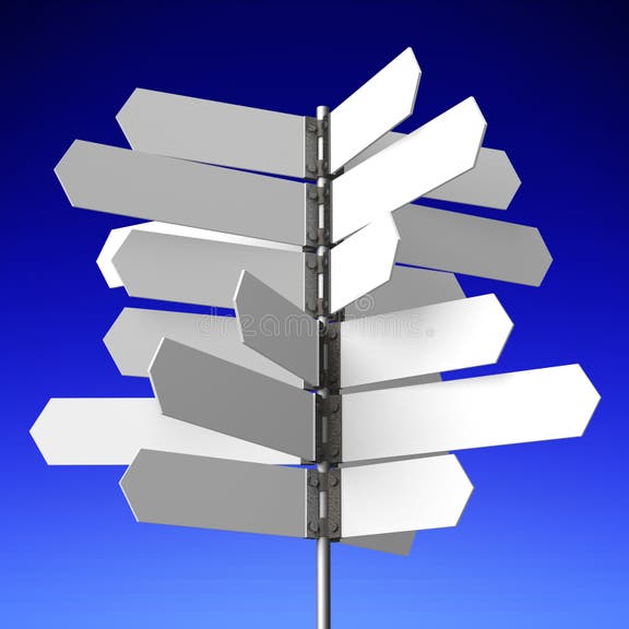 Signpost concept... stock illustration. Illustration of concept - 48149487