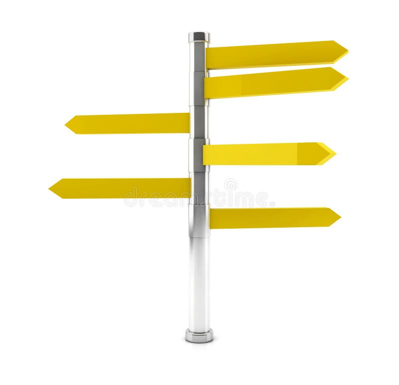 Signs Post New Change Direction Stock Vector - Illustration of west ...