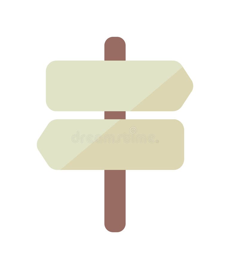 Signpost, Guidepost Icon Illustration Stock Vector - Illustration of ...