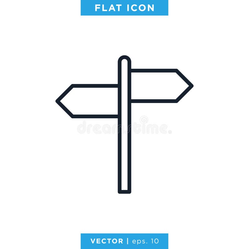 Signpost Icon Vector Design Template. Road Sign Icon Stock Vector ... Signpost Icon Vector Design Template. Road Sign Icon Stock Vector ...
