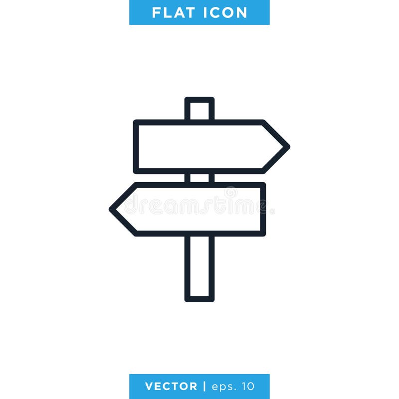 Signpost Icon Vector Design Template. Road Sign Icon Stock Vector ... Signpost Icon Vector Design Template. Road Sign Icon Stock Vector ...