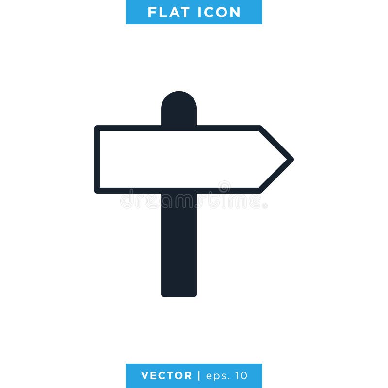 Signpost Icon Vector Design Template. Road Sign Icon Stock Vector ... Signpost Icon Vector Design Template. Road Sign Icon Stock Vector ...