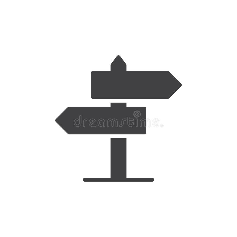 Signpost icon vector stock vector. Illustration of logo - 98922020