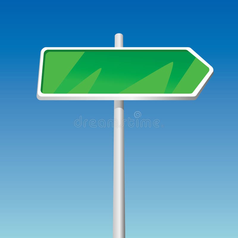 Signpost (illustration) stock vector. Illustration of colorful - 5553425