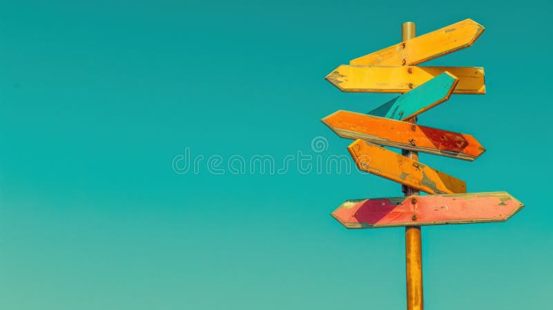 A Signpost with Multiple Arrows Pointing in Different Directions ...