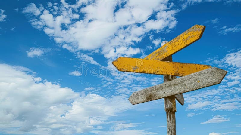 A Signpost with Multiple Arrows Pointing in Different Directions ...