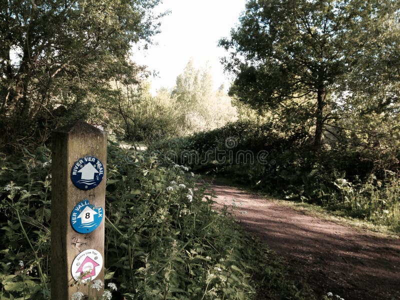 Signpost and Path editorial stock image. Image of path - 54453349