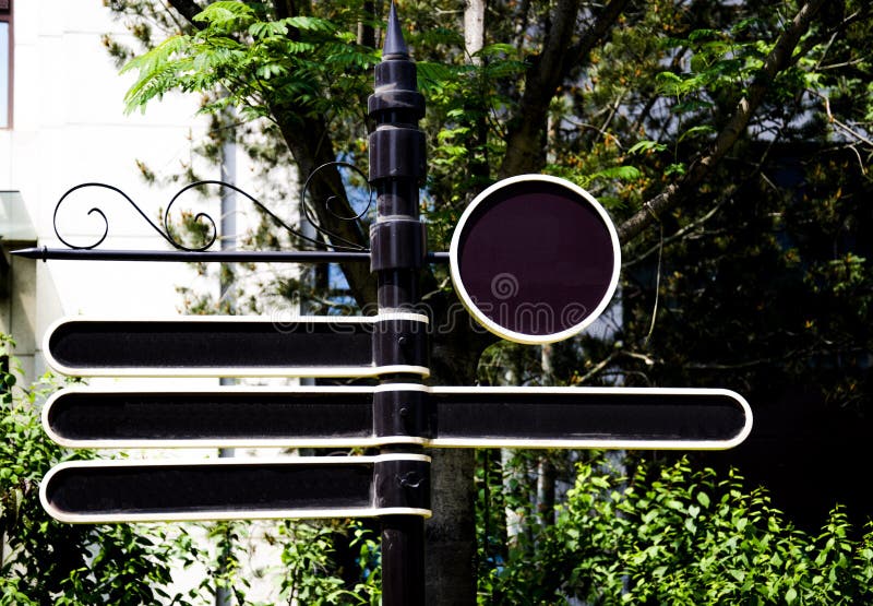 The signpost stock photo. Image of street, guidepost - 71851308