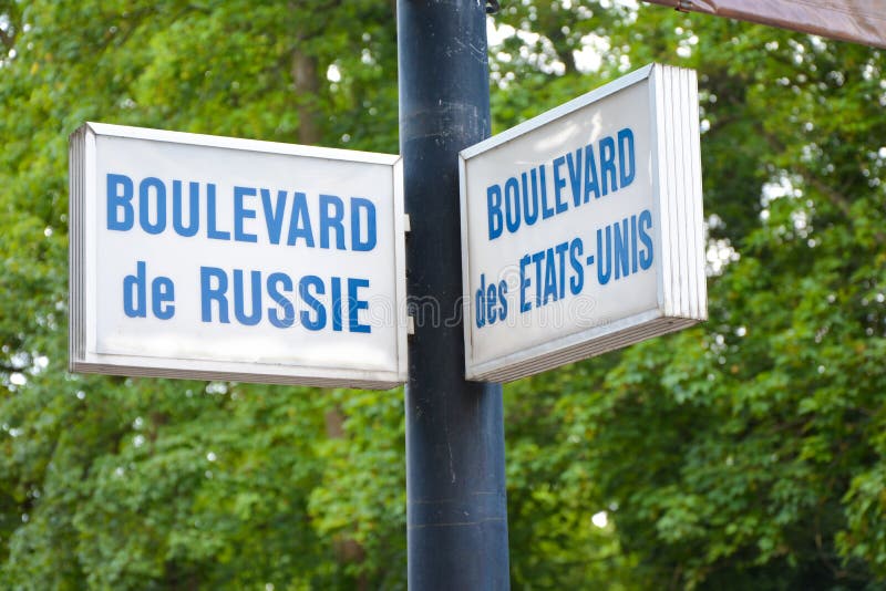 Signpost stock photo. Image of american, boulevard, united - 84837306
