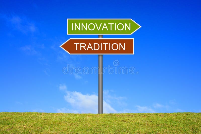 Tradition vs innovation stock image. Image of student - 19414507