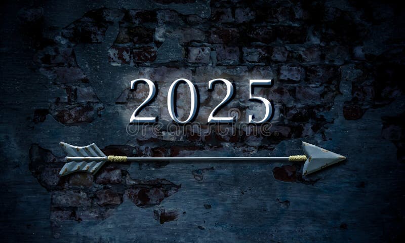 Signposts the Direct Way To 2025 Stock Image - Image of direction, 2025 ...