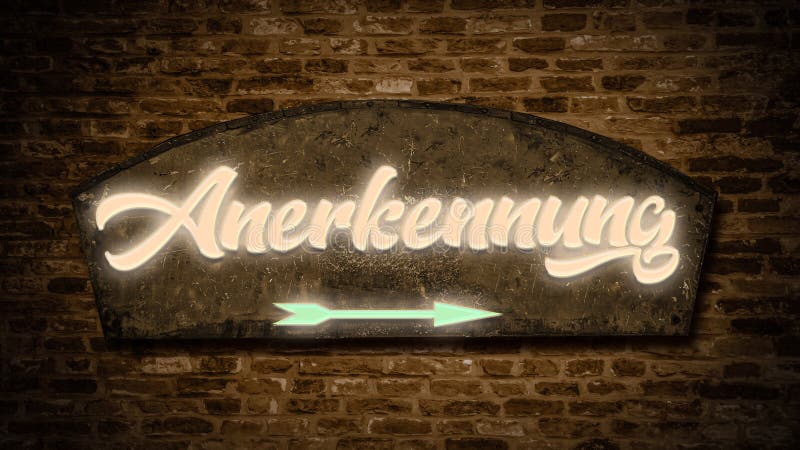 Signposts the Direct Way To the Acknowledgment Stock Image - Image of ...