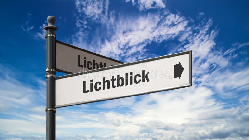 Signposts the Direct Way To the Ray of Hope Stock Image - Image of ...