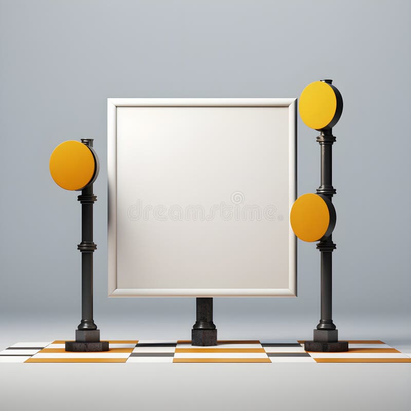 Signposts Indicating Directions at Key Intersections Stock Illustration ...