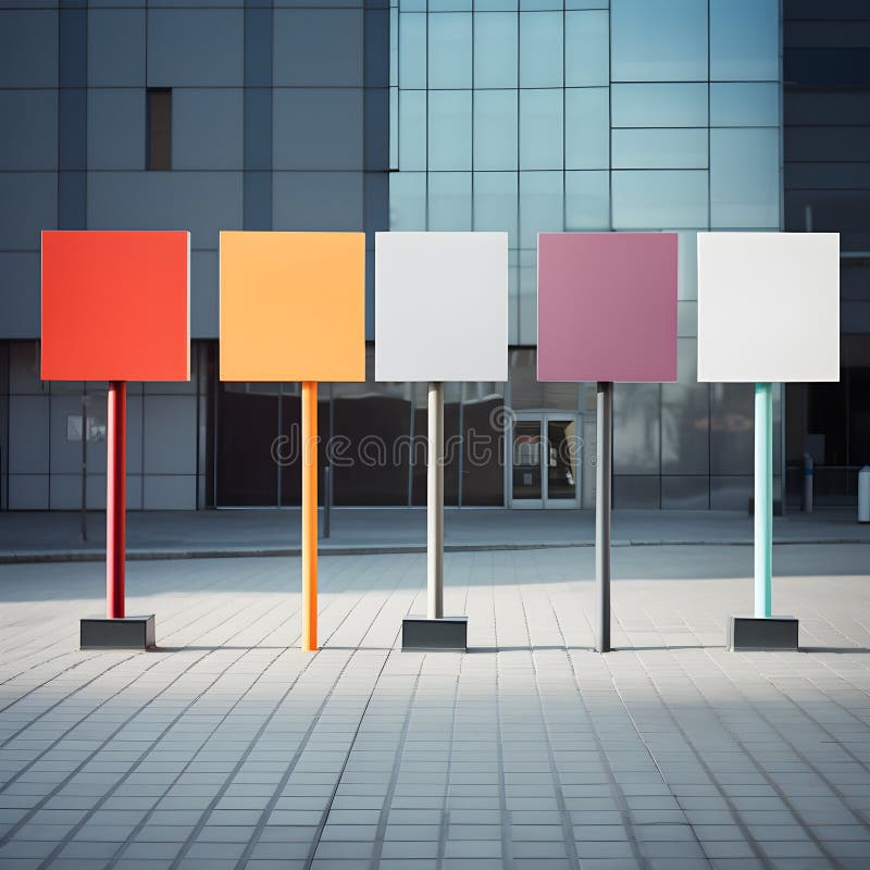 Signposts Indicating Directions at Major Intersections Stock Image ...