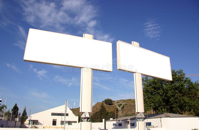 Signs advertising stock photo. Image of level, billboard - 5076256