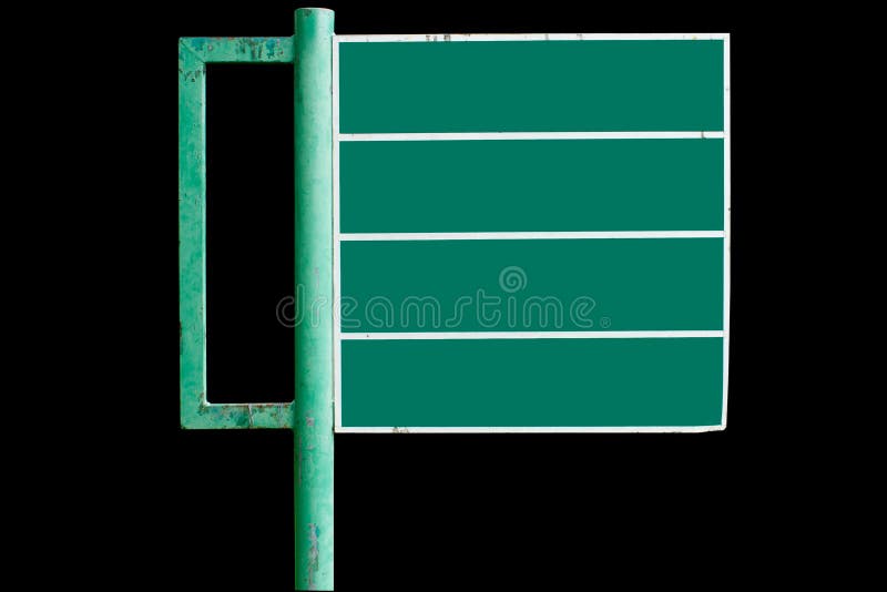 Signs Advertising the Green. Stock Illustration - Illustration of ...