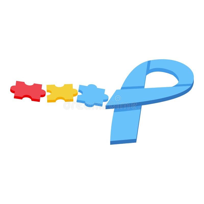 Signs of Autism Icon Isometric Vector. Mental Child Stock Illustration ...