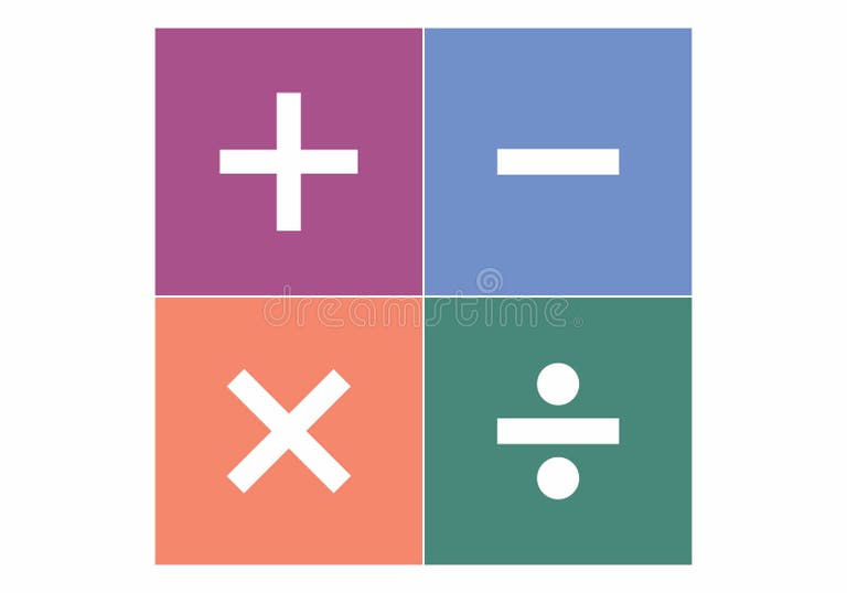 Math Operations Stock Illustrations – 1,441 Math Operations Stock ...