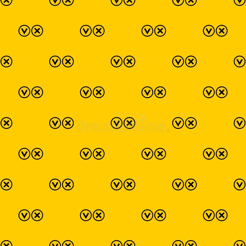 Signs of Choice of Tick and Cross Icon Stock Vector - Illustration of ...