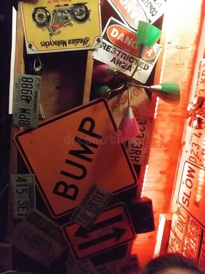 Signs collage random editorial photography. Image of advertising ...