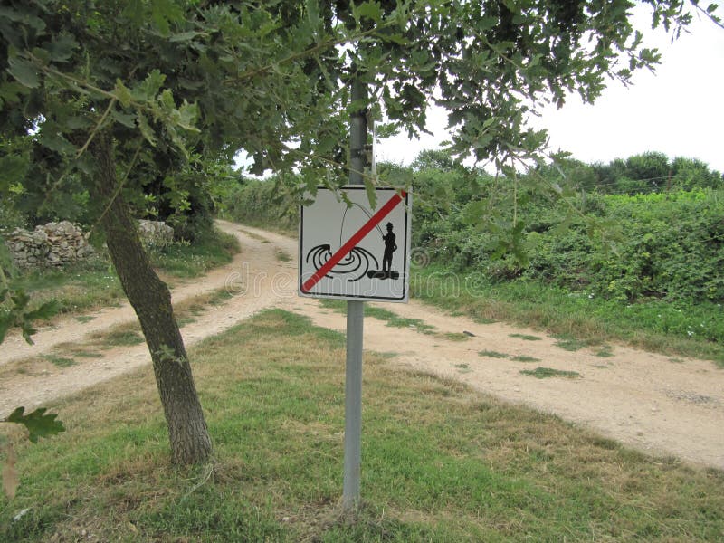 Signs Do Not Catch the Fish Stock Photo - Image of water, caution ...