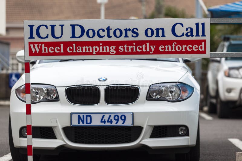 Signs Hospital Doctor Vehicle Editorial Stock Photo - Image of hospital ...