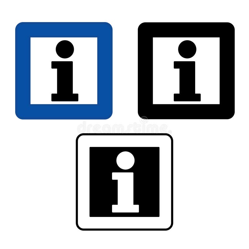 Signs Information. stock vector. Illustration of pictogram - 333997798