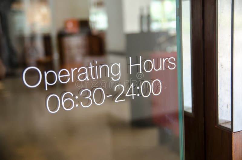 Store hours sign stock image. Image of enter, signage - 29336613