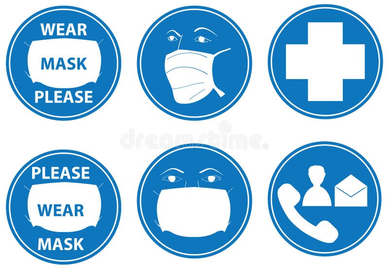 Hospital Mask Sign Stock Illustrations – 14,672 Hospital Mask Sign ...
