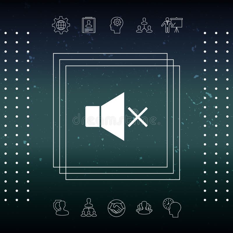 No Volume icon stock vector. Illustration of icon, sound - 114705682