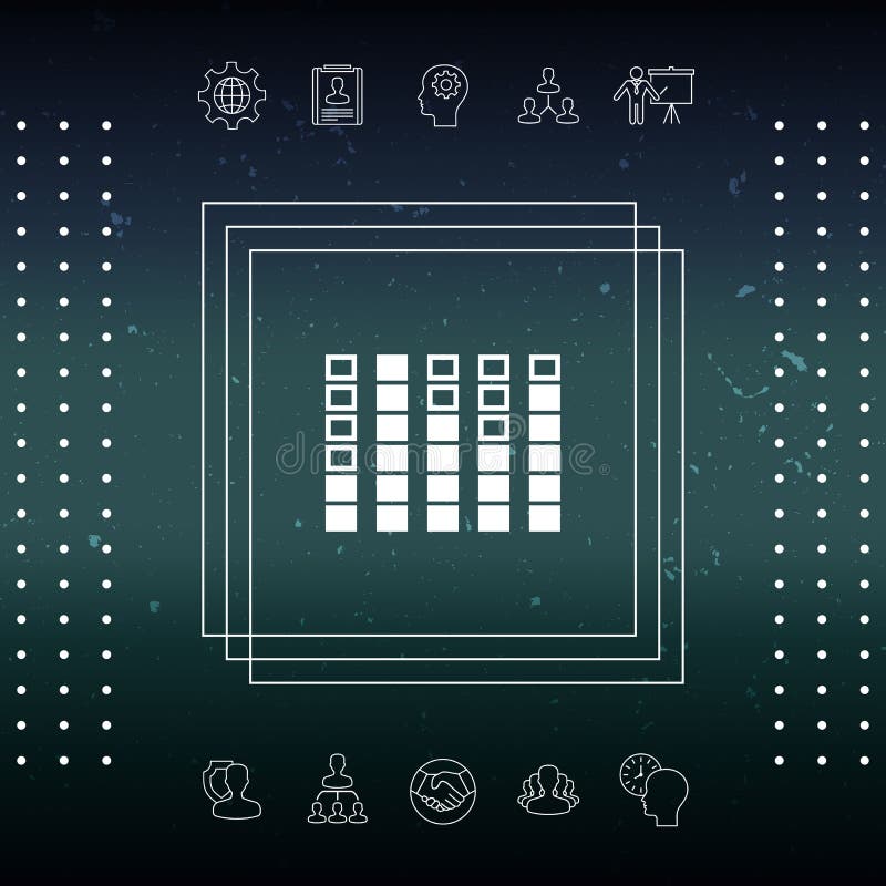 Spectrum Analyzer, Equalizer Icon Stock Vector - Illustration of record ...