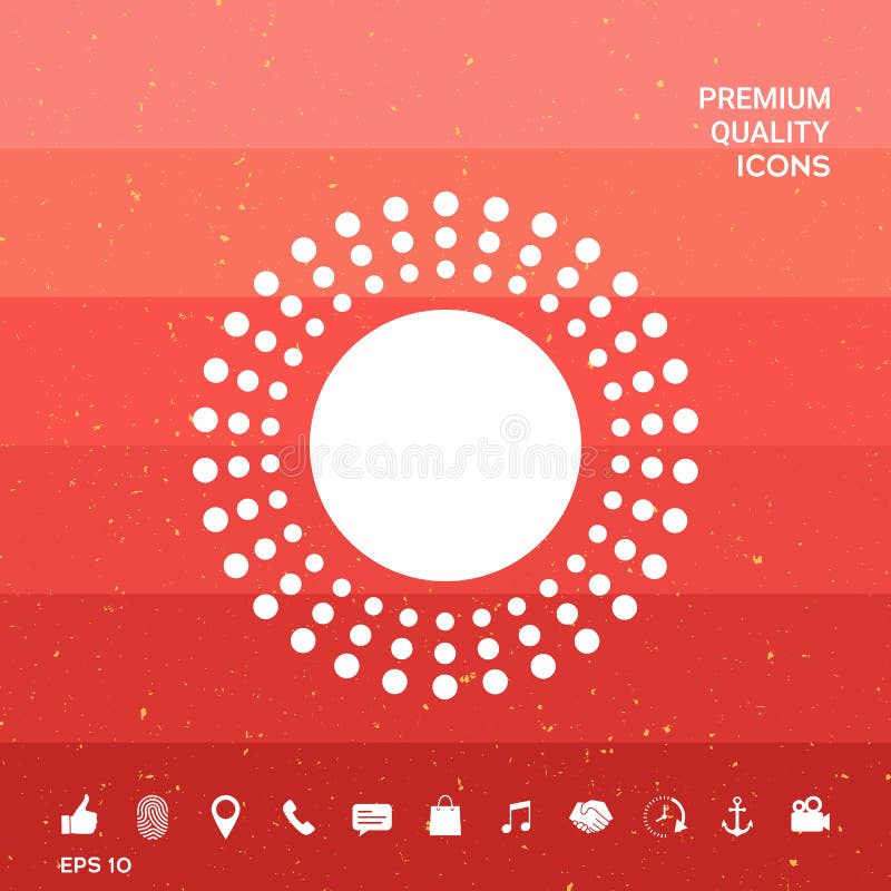 Sun symbol icon stock vector. Illustration of bright - 110036951