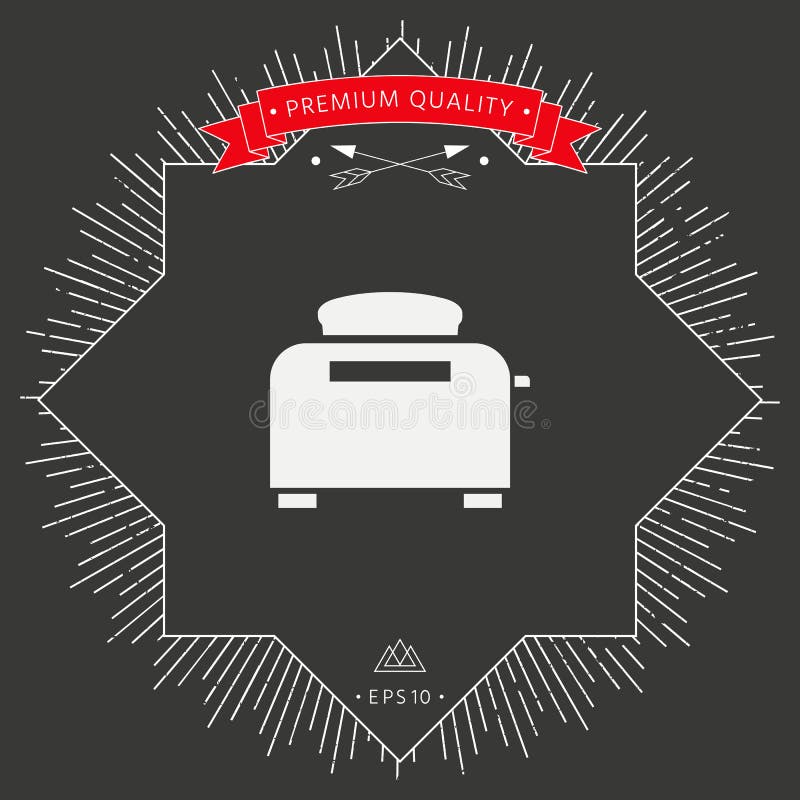 Toaster Oven icon stock vector. Illustration of appliance - 115545257