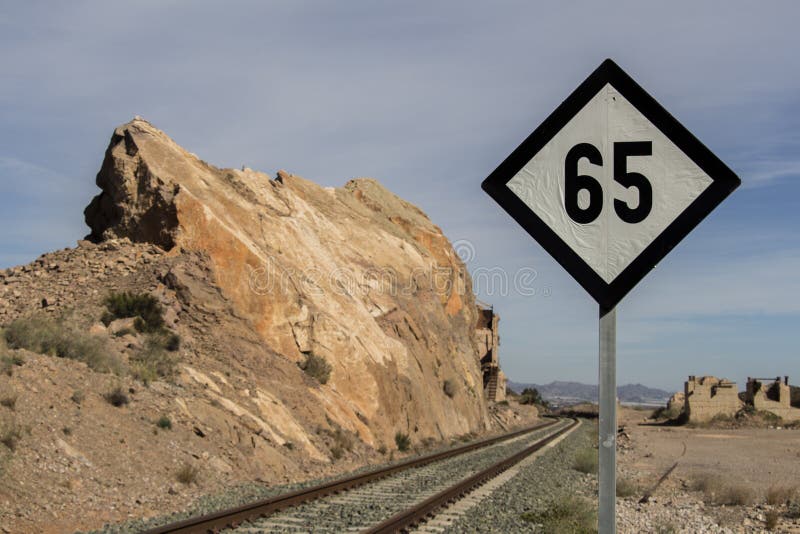 Signs to the train speed stock image. Image of displacements - 130722611