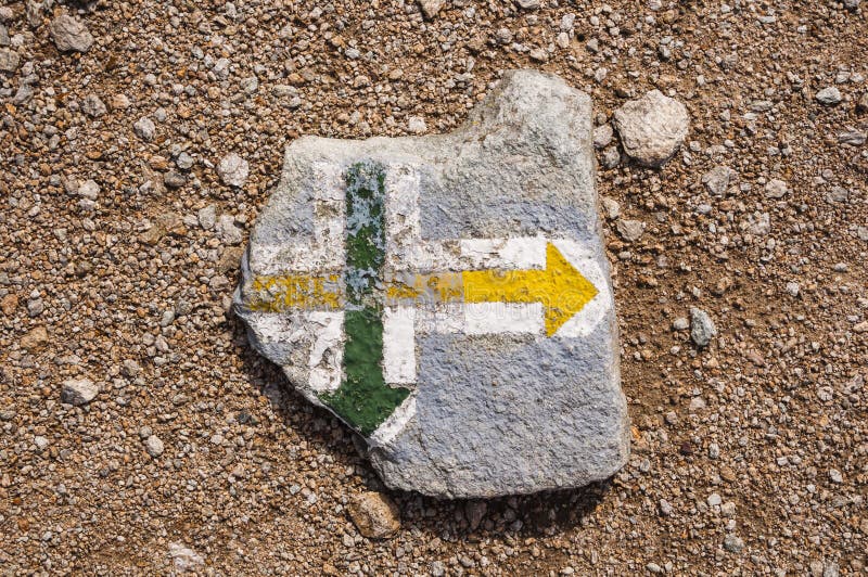 Signs of trails stock image. Image of stone, direction - 48266825