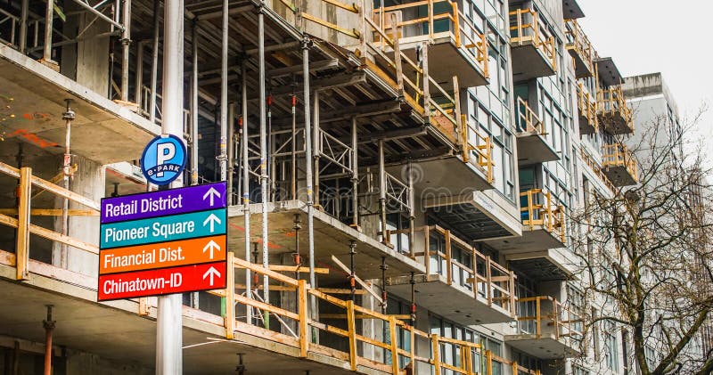 Signs of urban development stock photo. Image of architecture - 39519380