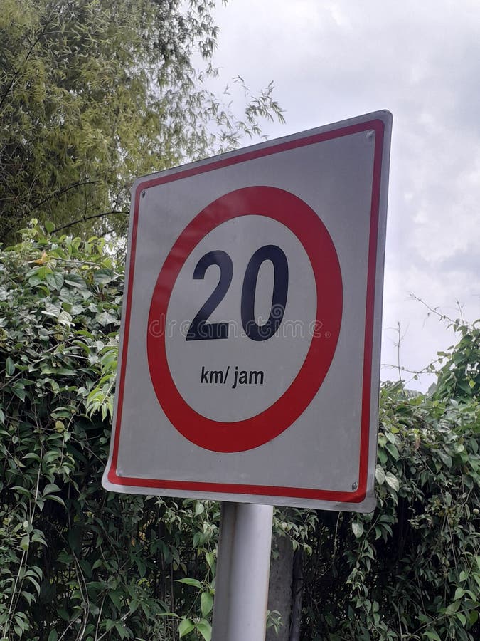 Signs for Walking Do Not Exceed Speed Stock Photo - Image of sign ...