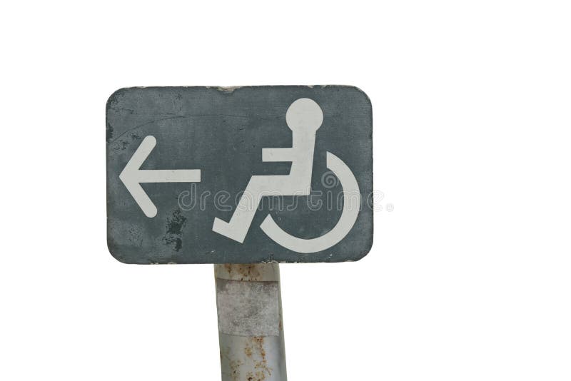 Signs for the wheelchair stock photo. Image of landscape - 20264584