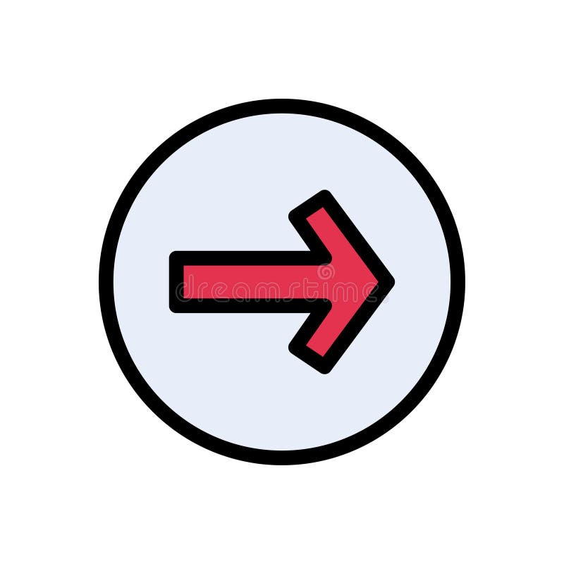 Siguiente ilustración del vector. Ilustración de flecha - 210647548