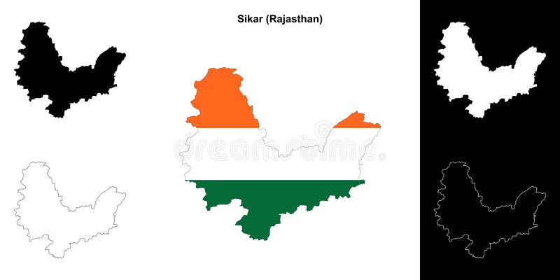 Sikar Map Stock Illustrations – 6 Sikar Map Stock Illustrations ...