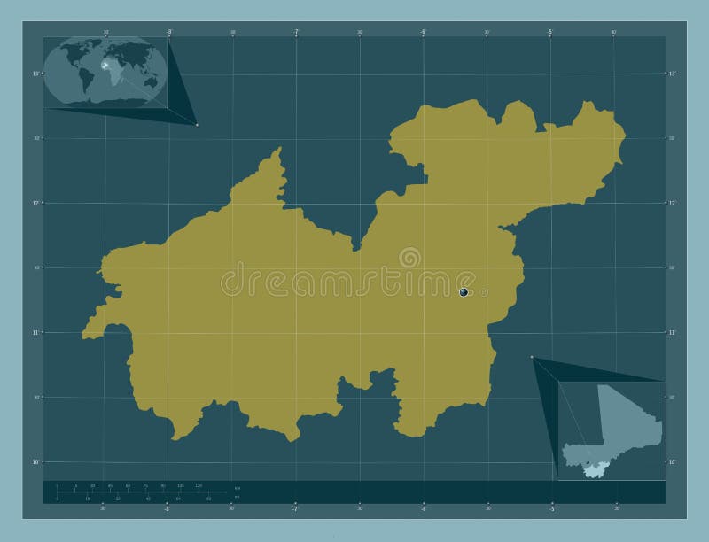 Sikasso, Mali. Solid. Capital Stock Illustration - Illustration of ...