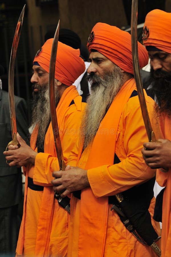 Sikh Devotees Sweep the Road Barefooted at 2013 Baisakhi Festival in ...