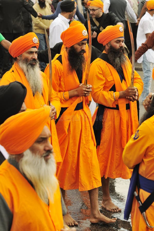 Sikh Devotees Take Part To Baisakhi Procession Editorial Photo - Image ...