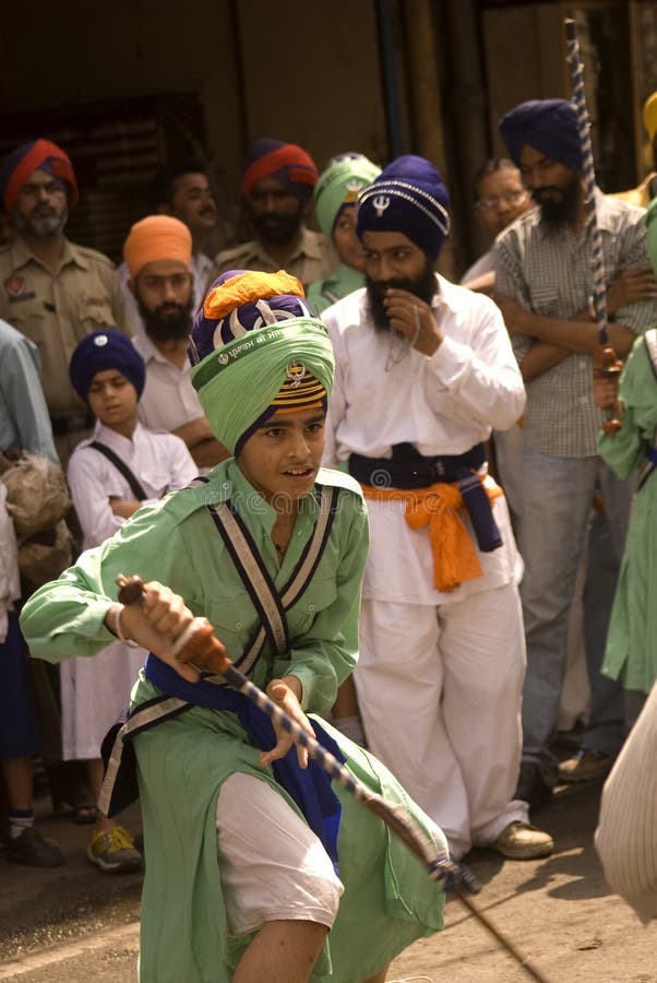Sikh Fighter, Amritsar, Punjab, India Editorial Stock Photo - Image of ...