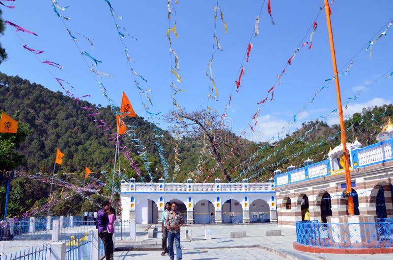 The Sikh Gurdwara (Temple) in Rewalsar Editorial Photo - Image of view ...